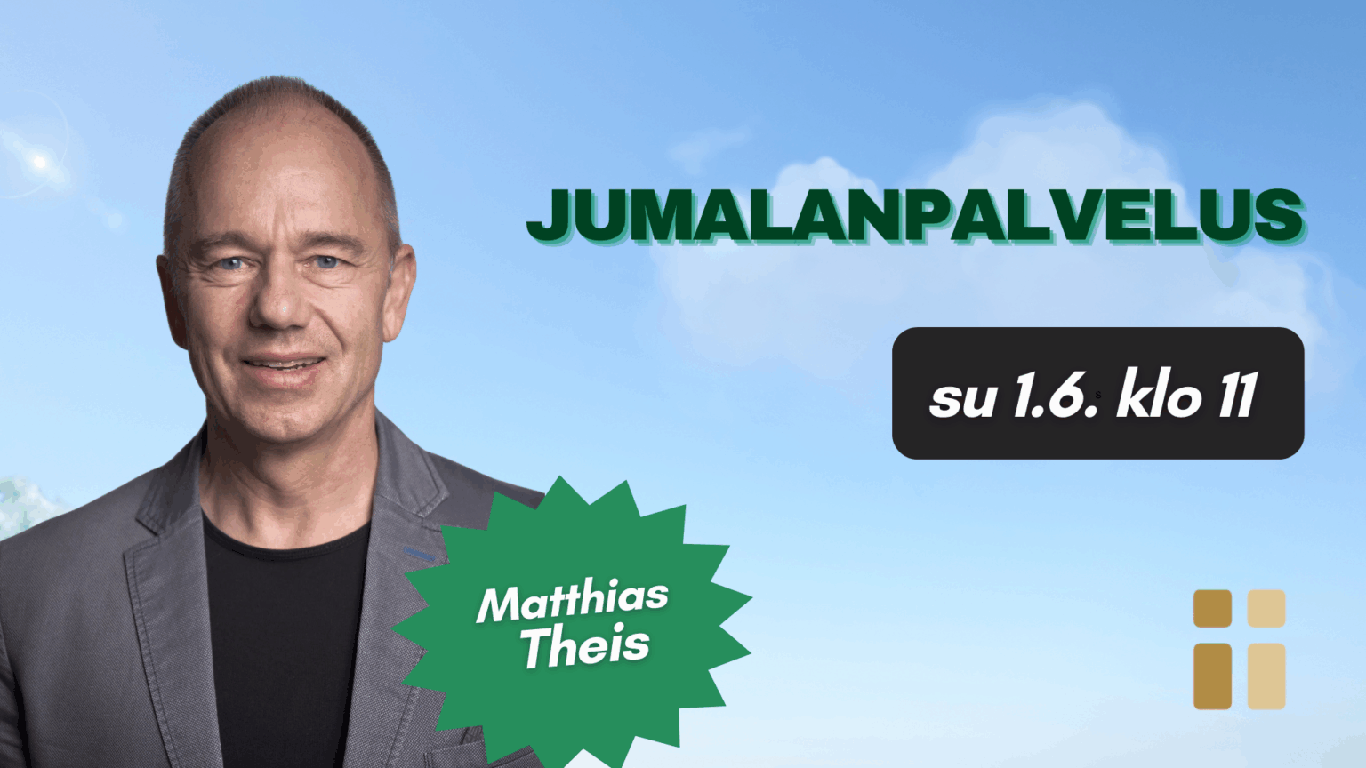 Matthias Theis Turussa su 1.6. – Turun helluntaiseurakunta